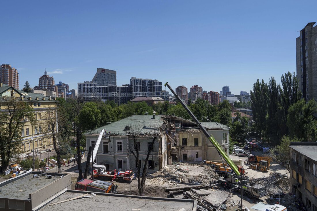 Kyiv mourns as rescuers sift piles of rubble at a children’s hospital ...
